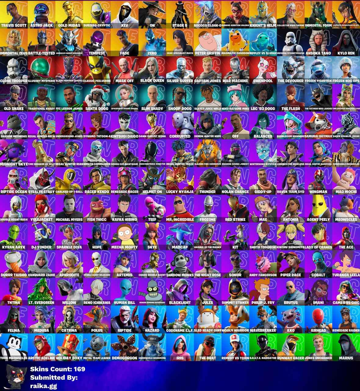 Fortnite Travis Scott Accounts for Sale - Buy Travis Scott Account ...