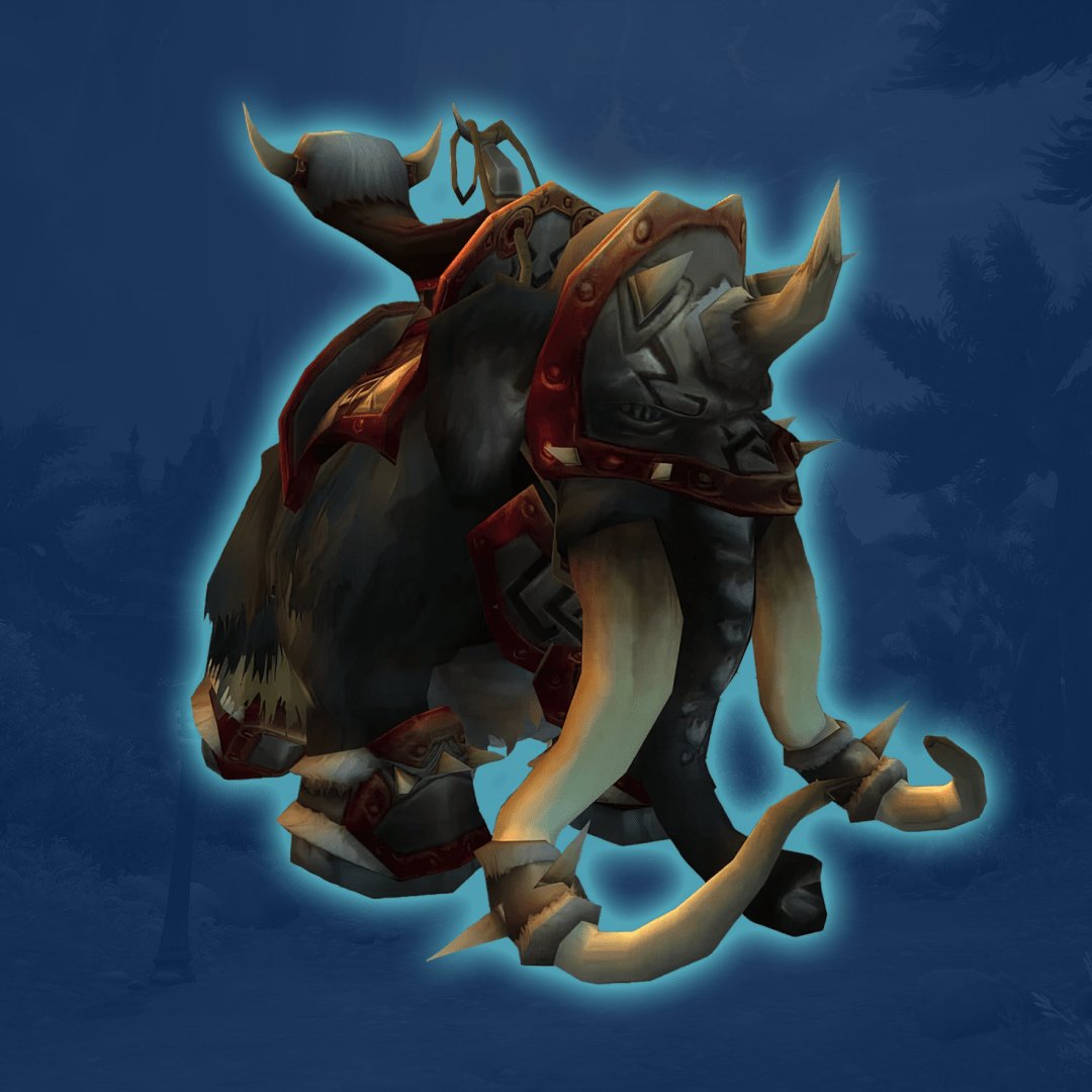 Buy Grand Black War Mammoth Mount - World of Warcraft Carry Services